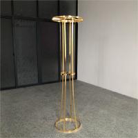 China Luxury Large Decorative Metal Table Tree 150cm Gold Silver Wedding Centerpiece for sale