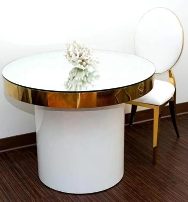China Gold Acrylic Sweetmeats Cake Table 75cm Height 80cm Width for Wedding Party Events for sale