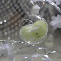 China Wholesale Clear Glass Hanging Ball Candle Holder Lantern 8cm 10cm 12cm for Christmas Wedding Decoration for sale