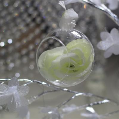 China Wholesale Clear Glass Hanging Ball Candle Holder Lantern 8cm 10cm 12cm for Christmas Wedding Decoration for sale