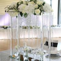 China Crystal Acrylic Display Stand 95cm H 40cm W for Wedding Centerpieces Party Decorations for sale