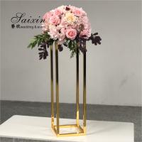 China Factory Wholesale Metal Wedding Flower Stand 100cm H Centerpiece for Event Home Decor for sale