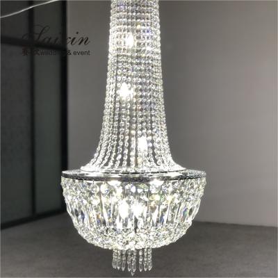 China SX-CH-232 Luxury K9 Crystal Chandelier 80cm x 60cm or 120cm x 110cm for Wedding Events and Home Decor for sale
