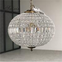 China CH-231 Oval Crystal Chandelier 50cm for Wedding Events - Crystal & Metal Construction with White/Warm Light Options for sale