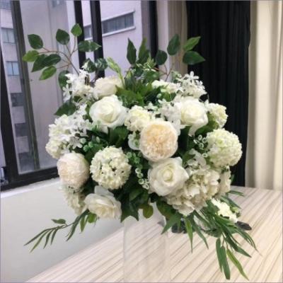 China Custom Wedding Table Centerpiece Artificial Flower Balls - Silk Fabric with Foam Core in Multiple Colors and Custom Sizes for sale