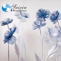 China 3-Piece Long Stem Silk Passion Flower Set for Wedding Decoration - 40cm/50cm/60cm Diameter, 120cm/140cm/160cm Height for sale