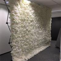 China SX-020 Custom Silk Flower Wall for Wedding Backdrop - High Quality Silk Fabric with Foam Backing, Custom Sizes Available for sale