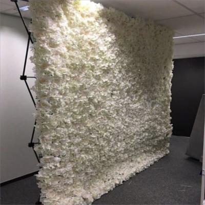 China SX-020 Custom Silk Flower Wall for Wedding Backdrop - High Quality Silk Fabric with Foam Backing, Custom Sizes Available for sale