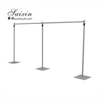 China SX-390 3m x 6m Portable Wedding Backdrop Stand - Iron Construction for Event Decoration for sale