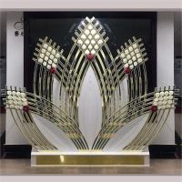 China Latest Golden wedding Backdrop  For Wedding Decoration Party for sale