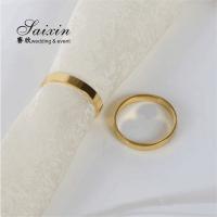 China Zinc Alloy Die-Cast Napkin Rings 4cm Diameter for Wedding Party Table Decorations - Custom Colors Available for sale