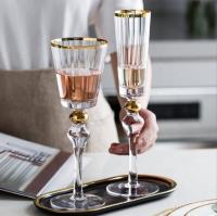 China Glass Wine Goblet Champagne Glasses 220ml 380ml Capacity for Wedding Party Events for sale