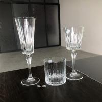 China ZT-G006 Clear Cut Czech Republic Crystal Wine Glass Set - 3 Pieces Premium Tableware for Weddings & Events for sale