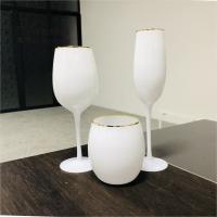China White Wine Champagne Glasses Set - 250ml & 301ml Capacity for Wedding Events and Party Glassware for sale