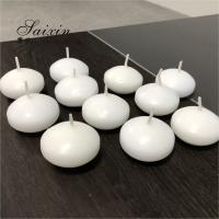 China ZT-009 4.5cm Floating Candle for Cylinder Vases - White Paraffin Wax Wedding Decoration (120 pcs/carton) for sale