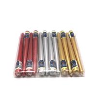 China Electroplated Taper Candles 2.2cm x 27cm - Gold Silver Metallic Finish, Long Burning Non-Drip Design for sale