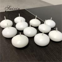 China 4.5cm Real Wax Floating Candles for Wedding Centerpieces - 120 Pieces per Carton, 0.35KG Weight for sale