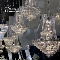 China SX-CH237 K9 Crystal Chandelier 120cm Height 80cm Width for Wedding & Event Decor for sale