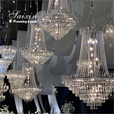 China SX-CH237 K9 Crystal Chandelier 120cm Height 80cm Width for Wedding & Event Decor for sale