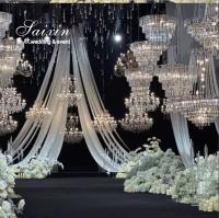 China Saixin SX-CH237 6 Lights Crystal Chandelier 100cm Diameter for Hotel Decoration for sale
