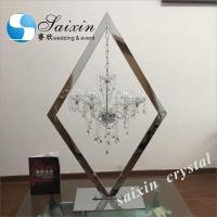China Saixin Metal and Crystal Candelabra - 50cm Height with 10 Candle Holders for Home Decoration for sale