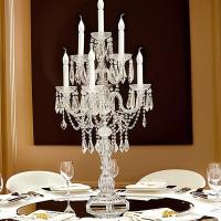 China Crystal Glass Candelabra 132cm 13 Arm Centerpiece for Weddings Events Banquets for sale