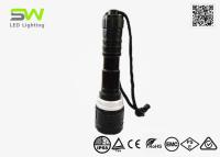 China 550 Lumens Aluminum Alloy Diving Flashlight 80m Waterproof SOS Strobe for sale