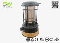 China Customized Solar Bamboo Camping Lantern Lamp Rechargeable Dimmable 5W 200 Lumens for sale
