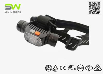 China Motion Sensor Rechargeable LED Headlamp With 350 Lumen Output And IP65 for sale
