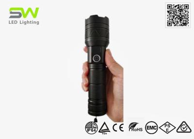 China LEP Laser Flashlight 1500 Lumens 1000m Beam Distance with Stepless Zoom and Power Bank for sale
