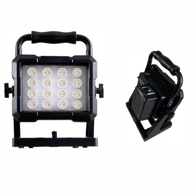 China 80W Rechargeable LED Work Light 6000 Lumens Tripod Mounted with 18V Power Tool Battery for sale