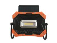 China IP65 Rechargeable Led Work Lamp Solar DC Charging  Magnetic Multi - Use Stand for sale