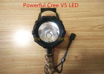 China IP66 5W LED Spotlight with 500 Lumen Output and 5800mAh Battery - 500m Beam Distance for sale