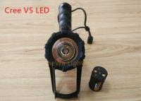 China Battery Powered Handheld Spotlight 500 LM Output 500M Beam Distance IP66 Waterproof with 120-Degree Adjustable Stand for sale