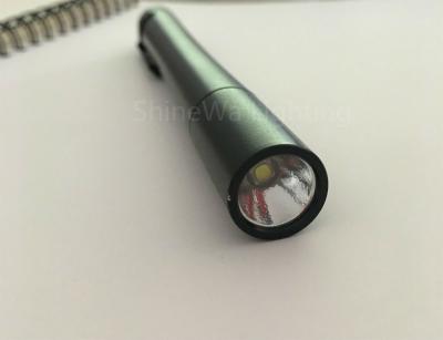 China Cree LED Pen Flashlight 250 Lumen IP64 Waterproof 132mm Compact Design with 5-Hour Runtime for sale