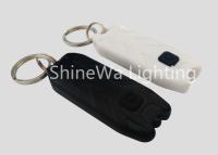 China 20 Lumen LED Keychain Flashlight - 56x22x95mm Compact Size with 5 Hour Runtime - Black and White Options for sale