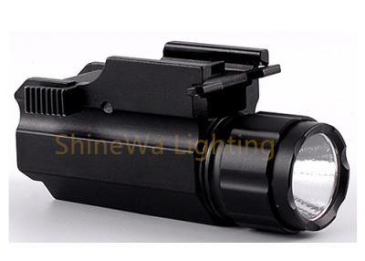 China Tactical Rail Mount Flashlight 502 Lumen with Slide Switch and 20.5-21.5mm Adjustable Mount for Pistols for sale