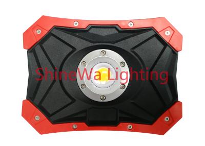 China 15W COB LED Portable Flood Light with 2000 Lumens, 3-Hour Runtime and Power Bank for Construction Sites for sale