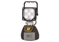 China 15W Portable LED Flood Light with 800 Lumen Output and 4400mAh Battery - EMC Certified IP65 Rated for sale