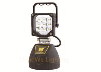 China Head Adjustable Portable LED Flood Light with Magnetic Base - 600-2600 Lumen, 7 Hour Runtime, IP65 Rated for sale
