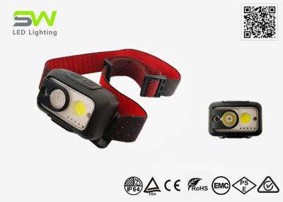 China Versatile Dual Beam 500 Lumens Hands-Free Head Torch Stepless Dimmable for sale