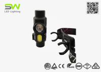 China Versatile Touchless Sensor Activated Head Torch With Magnetic Tail COB Flood Beam for sale