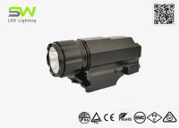 China 350 Lumens Small Tactical Rail Mount Flashlight with Picatinny Rail 20.5-21.5mm and IP64 Rating for sale