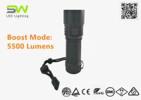 China 5500 Lumens High Power LED Torch Light USB C Rechargeable 26650 Battery Compact for sale