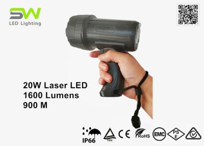 China 1600 Lumen Rechargeable White Laser LED Spotlight 900m Beam for Hunting for sale