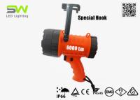 China Compact 6000 Lumens Rechargeable LED Spotlight IP67 800m Beam for Marine Site for sale