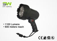 China SLR915C 1100 Lumens Handheld Rechargeable LED Spotlight with 4400mAh Battery and IP66 Waterproof Rating for sale