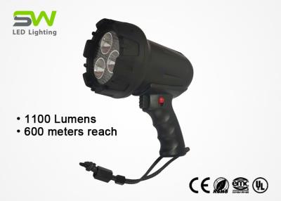 China SLR915C 1100 Lumens Handheld Rechargeable LED Spotlight with 4400mAh Battery and IP66 Waterproof Rating for sale