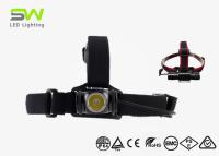 China 1000 Lumen Cree XM L2 Rechargeable LED Headlamp USB Magnetic Cable 2200mAh for sale