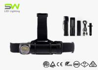 China IP64 Waterproof 1000 Lumen CREE XM L2 LED Headlamp Detachable Flashlight 2200mAh for sale
